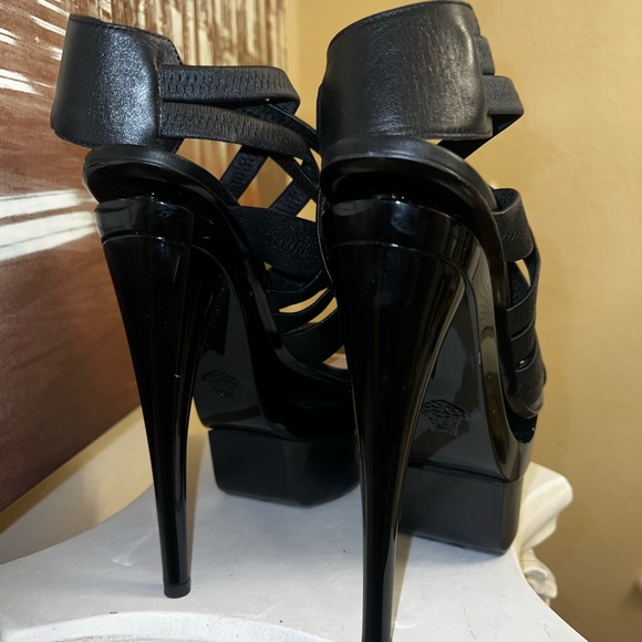Versace | Shoes | Versace Triple Platform Heels | Poshmark